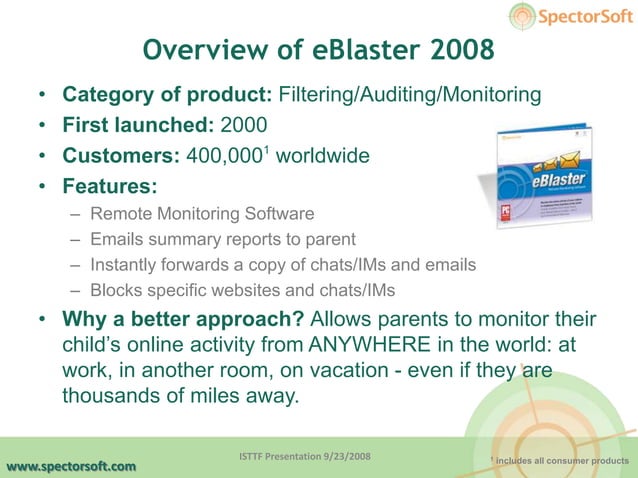 ISTTFSpectorSoftFinal.ppt | Email | Internet