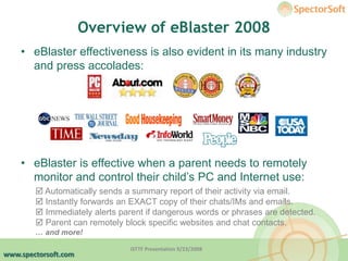 ISTTFSpectorSoftFinal.ppt | Email | Internet