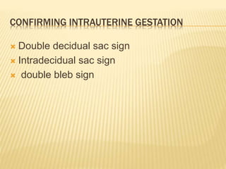 Ist trimester ultrasound | PPTX