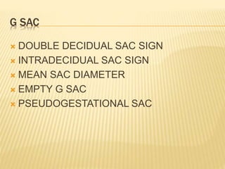 Ist trimester ultrasound | PPTX