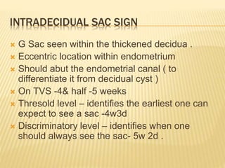 Ist trimester ultrasound | PPTX