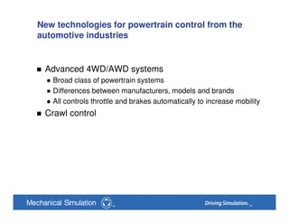 Simulation Applications in Mobility Research | PPT