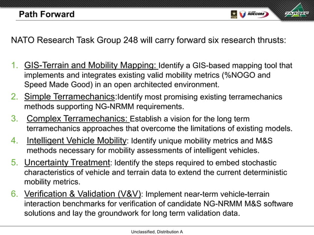 Future Research Directions in Military Ground Vehicle Mobility | PPT