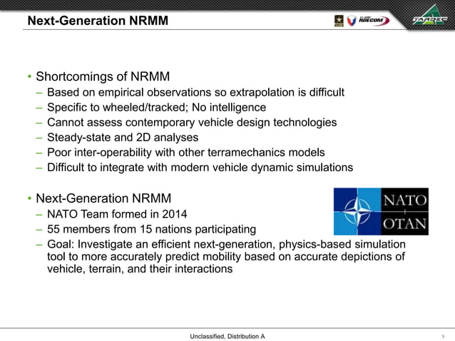 Future Research Directions in Military Ground Vehicle Mobility | PPT