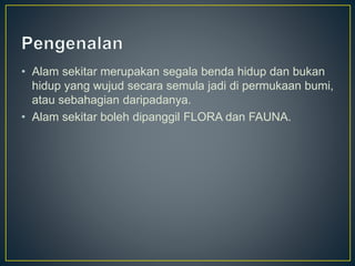 Isu isu alam sekitar | PPTX