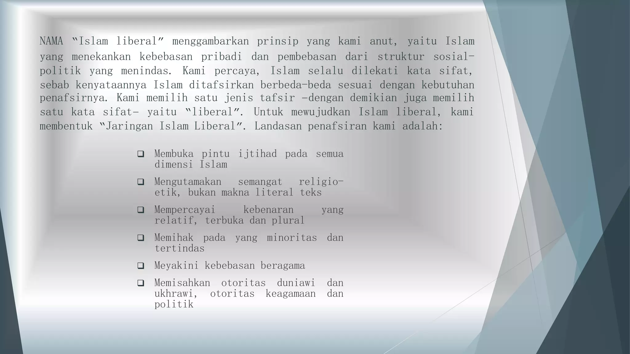 Isu isu kontemporer dalam islam | PPTX