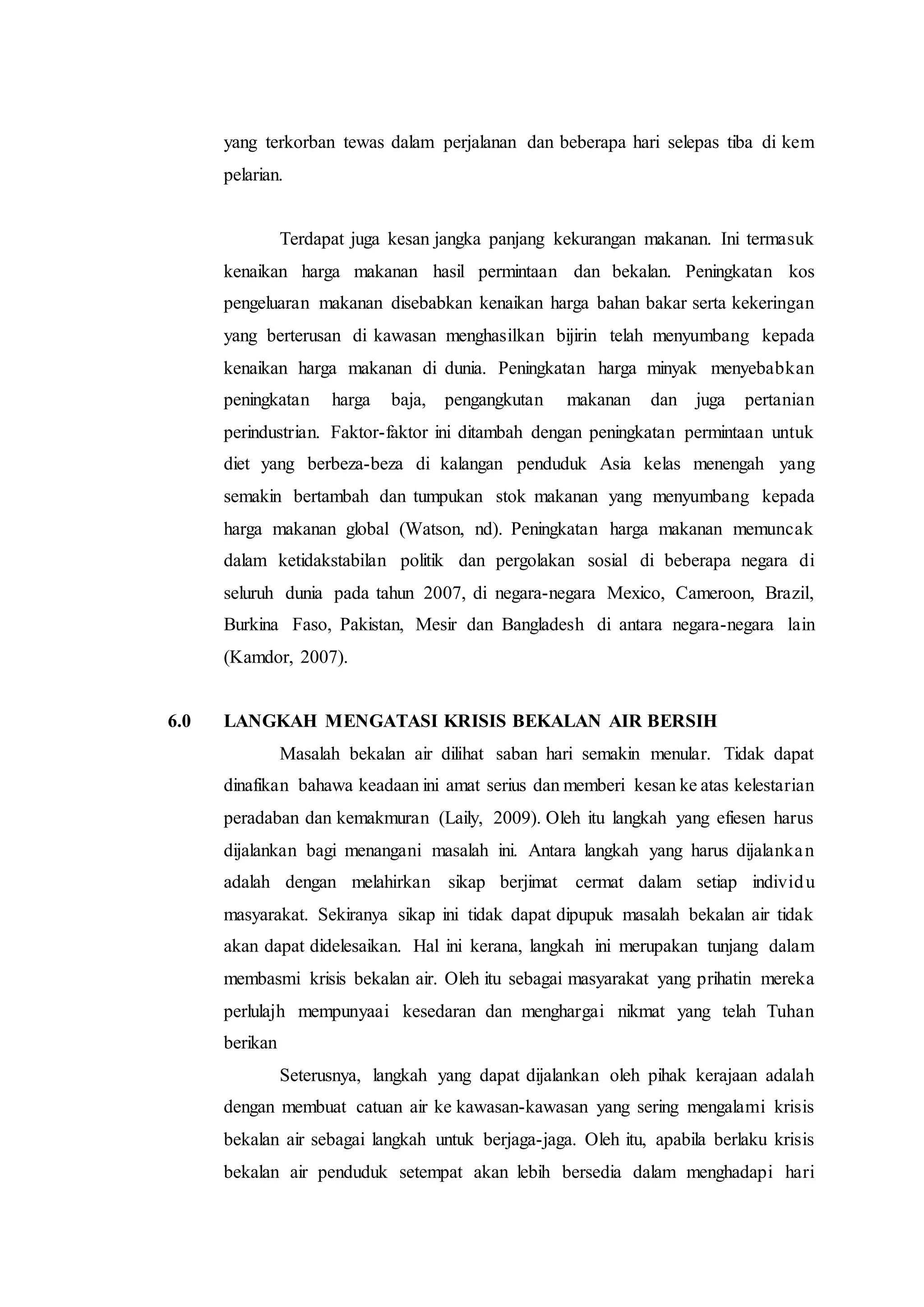 Isu isu pembangunan | DOCX