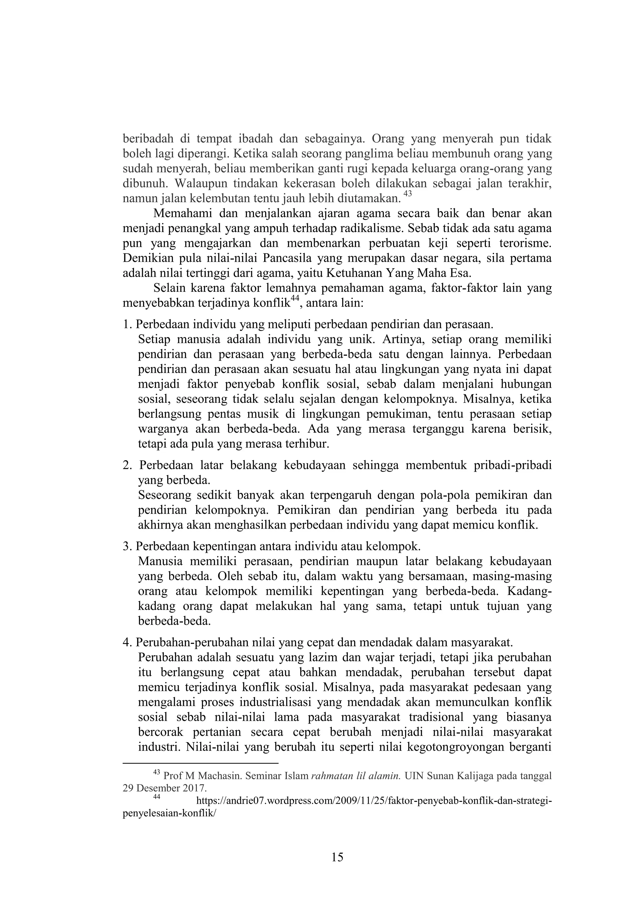 Isu isu seputar radikalisme (makalah) | PDF