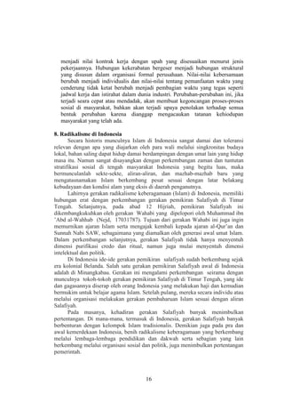 Isu isu seputar radikalisme (makalah) | PDF