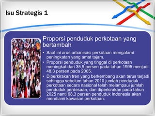Isu-isu Strategis dan Tantangan bagi Pembangunan Air Bersih dan ...