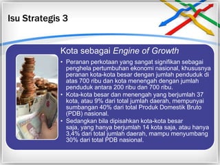 Isu-isu Strategis dan Tantangan bagi Pembangunan Air Bersih dan ...