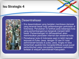 Isu-isu Strategis dan Tantangan bagi Pembangunan Air Bersih dan ...
