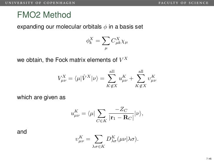 The Effective Fragment Molecular Orbital Method