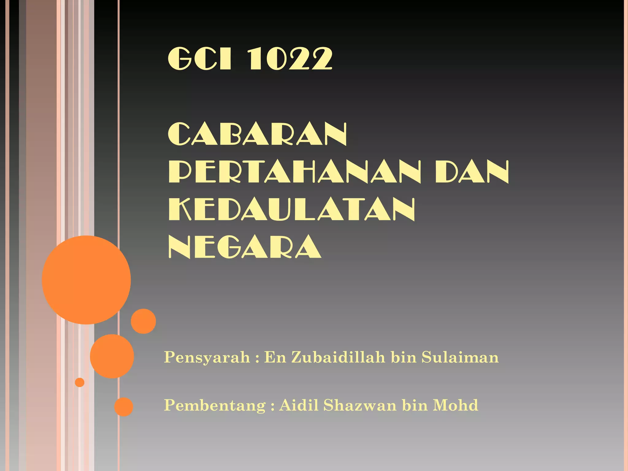 Isu dan cabaran dunia | PPT