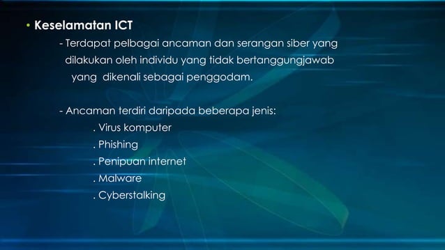 CABARAN DAN ISU PENGGUNAAN ICT DALAM PENDIDIKAN | PPTX