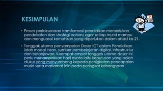 CABARAN DAN ISU PENGGUNAAN ICT DALAM PENDIDIKAN | PPTX