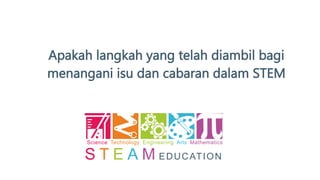 isu dan cabaran stem dalam pendidkan sains di Malaysia | PPTX