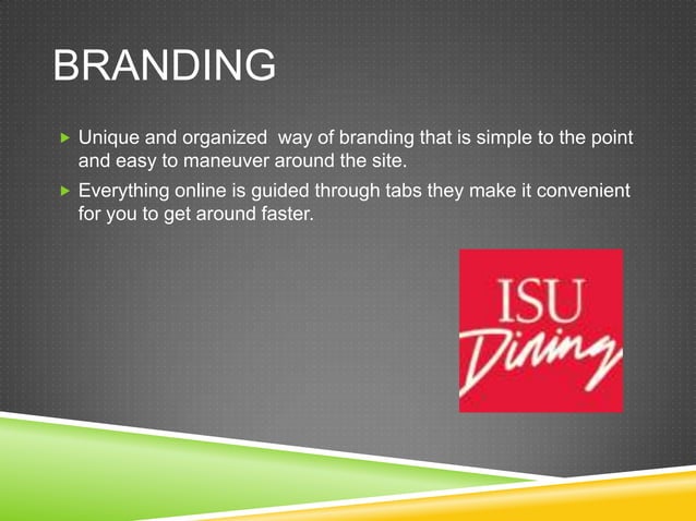 Isu dining | PPT