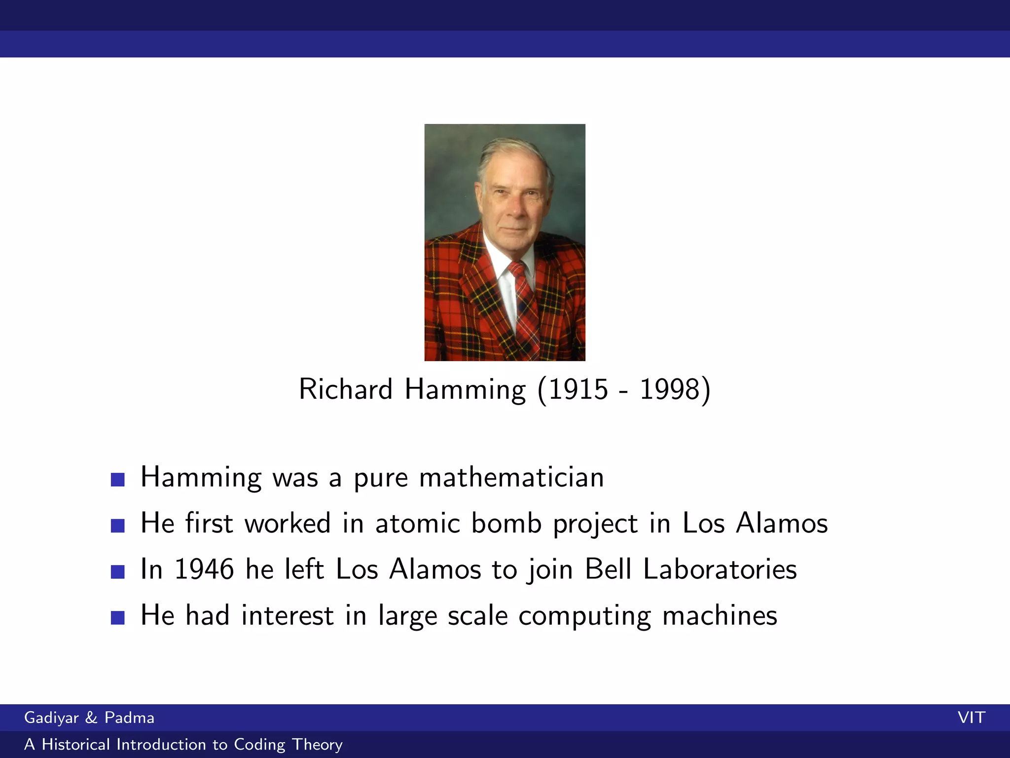 How were the first error correcting codes constructed? A historical introduction to coding ...