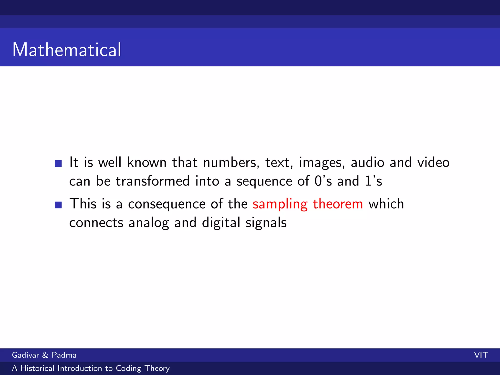 How were the first error correcting codes constructed? A historical introduction to coding ...