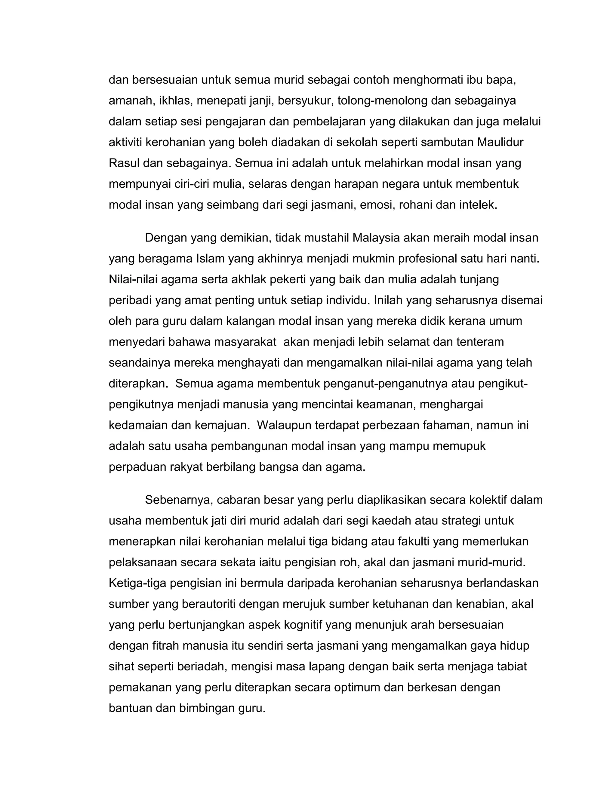 Isu globalisasi pendidikan | DOCX