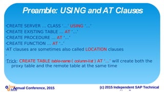SQL Anywhere Tips and Tricks | PPT