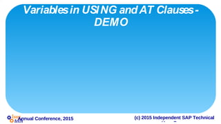 SQL Anywhere Tips and Tricks | PPT