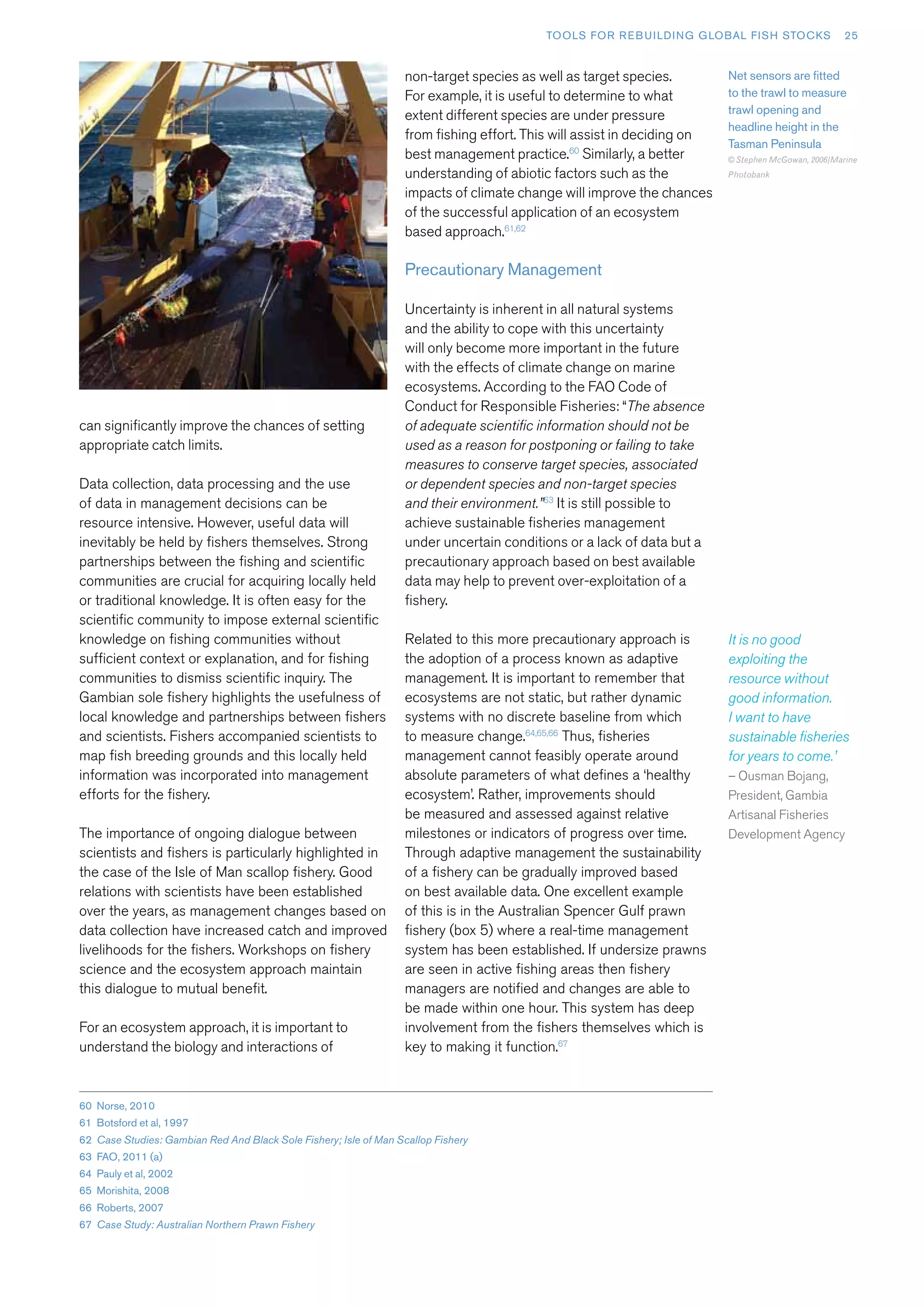 Towards global sustainable fisheries | PDF