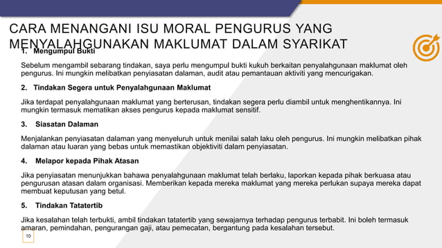 ISU MORAL PENYALAHGUNAAN MAKLUMAT DALAM SYARIKAT.pptx