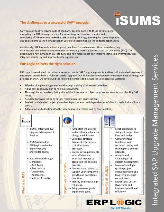 ERP Logic Upgrade Brochure | PDF