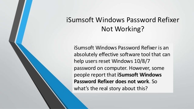 Windows Password Refixer Ultimate - treetone