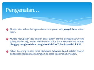 Isu murtad | PPT