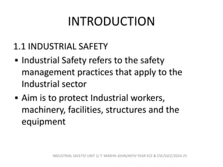 IS UNIT - I industrial safety notes .pptx.pdf