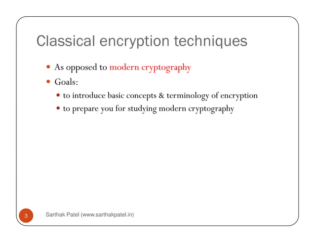 IS Unit 1_Conventional Encryption_Classical Encryption Techniques | PDF