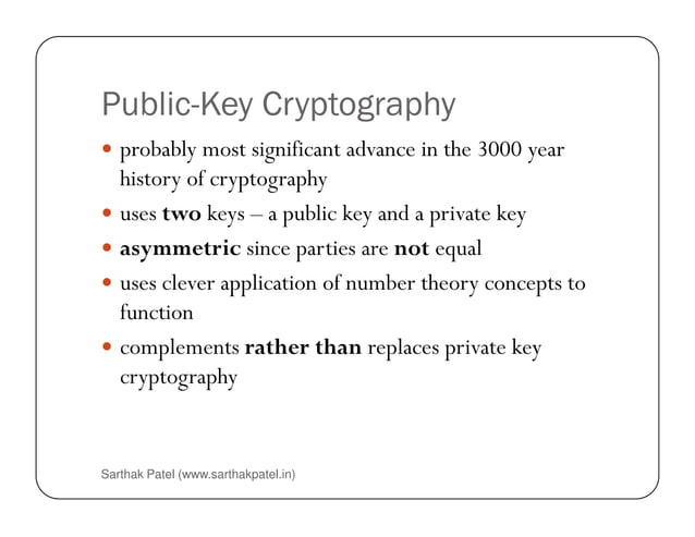 IS Unit 3_Public Key Cryptography | PDF