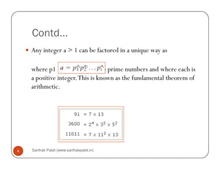 Is unit 4_number_theory | PDF