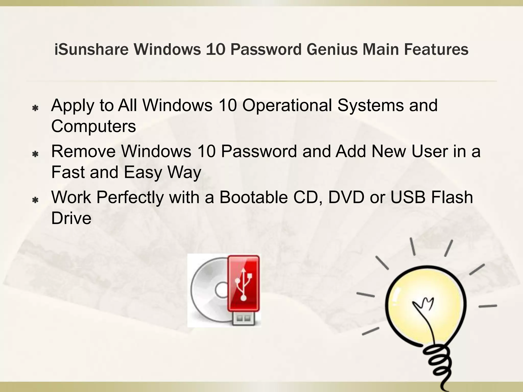 iSunshare windows 10 password genius to reset windows 10 login password ...