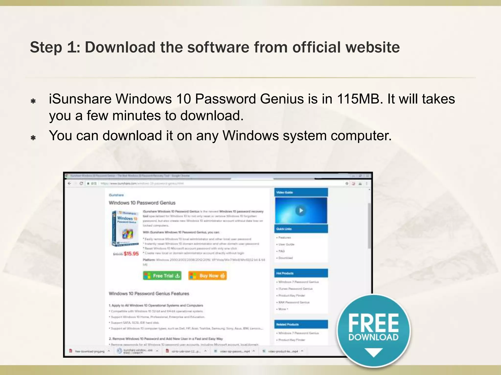 iSunshare windows 10 password genius to reset windows 10 login password ...