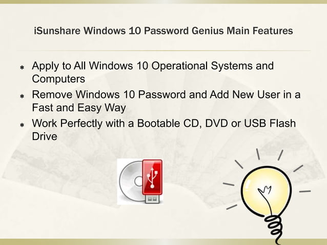iSunshare windows 10 password genius to reset windows 10 login password ...