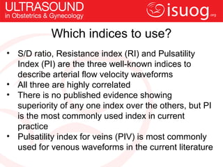 ISUOG Practice Guidelines: Use of Doppler ultrasonography in obstetrics ...