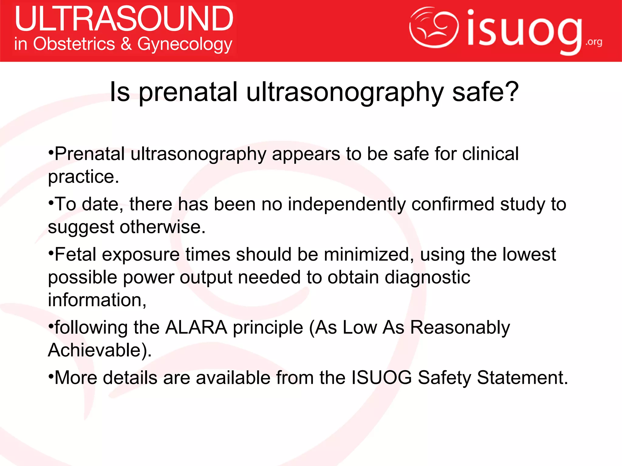 ISUOG Mid-trimester Guidelines | PPT