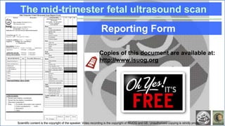 ISUOG 2nd trimester guidelines - Dr.Ashok Khurana | PPTX