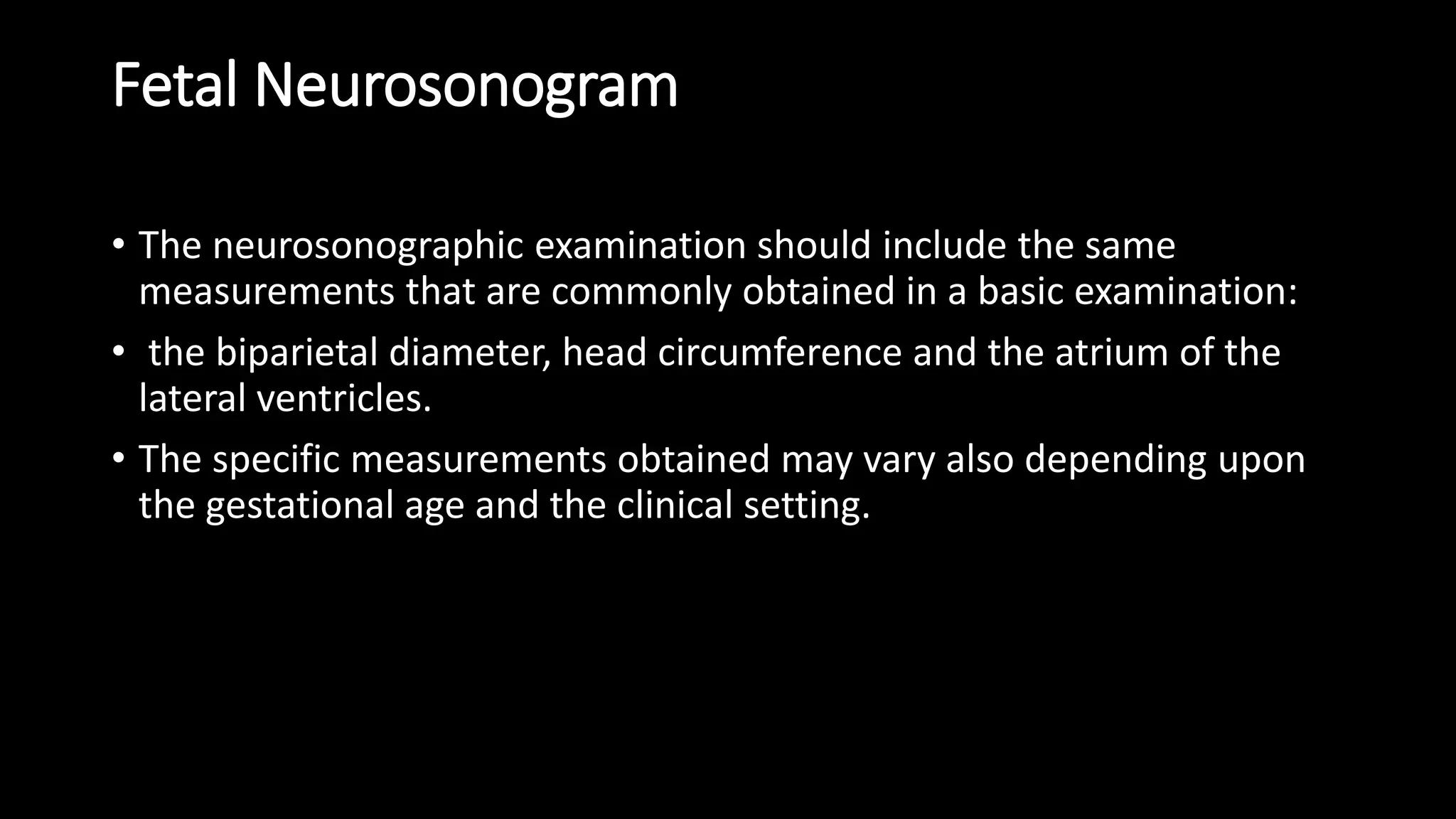 Isuog fetal cns usg guidelines | PPTX