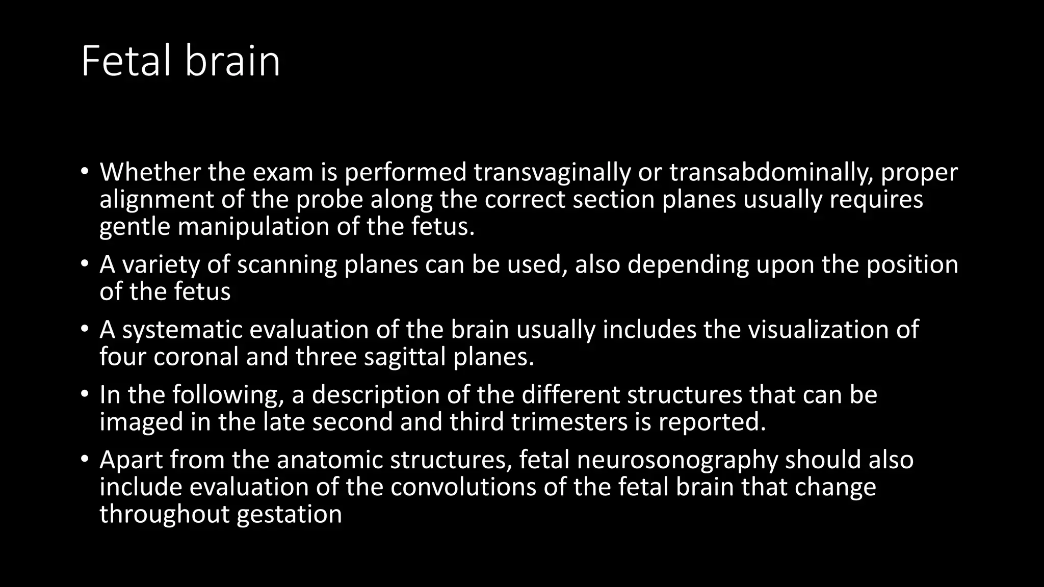 Isuog fetal cns usg guidelines | PPTX