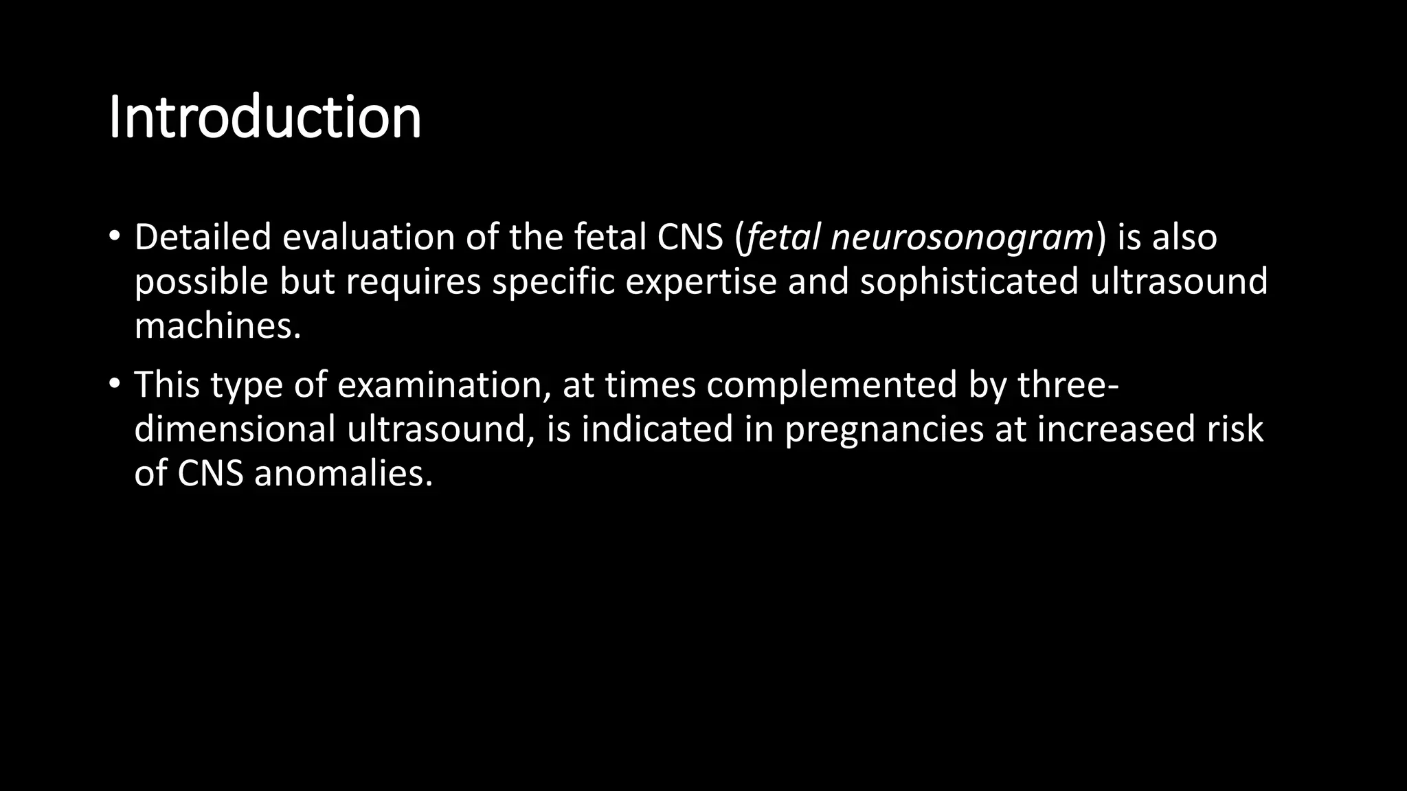 Isuog fetal cns usg guidelines | PPTX