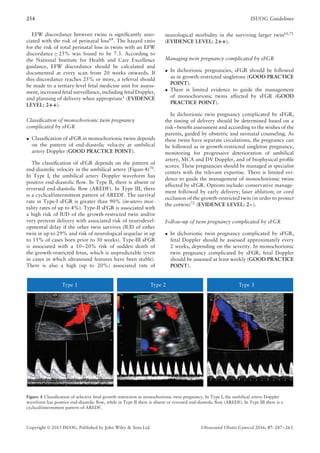 Guía ISUOG sobre ecografía en embarazo gemelar | PDF