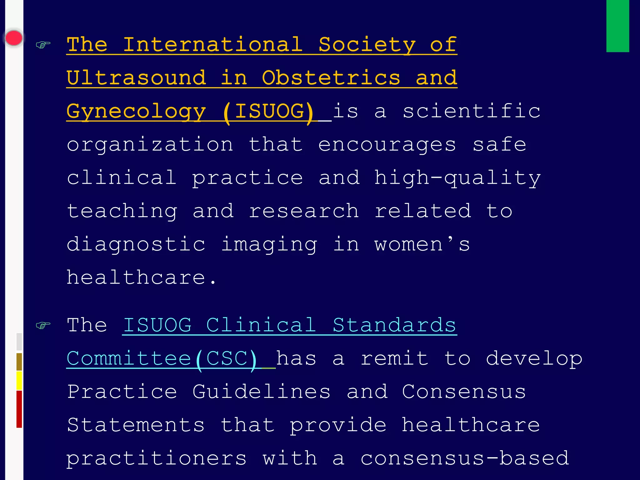 Isuog practice guidelines performance of first trimester fetal ...