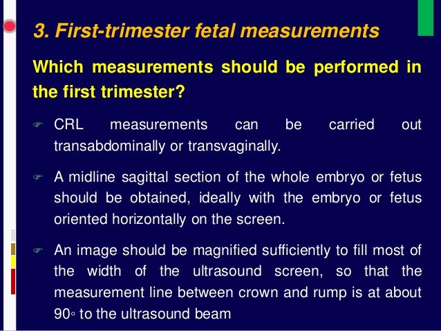 Isuog Practice Guidelines Performance Of First Trimester Fetal Ultras…