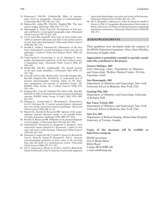 Guía ISUOG sobre ecografía del SNC | PDF