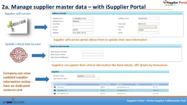 Suppliers Portal